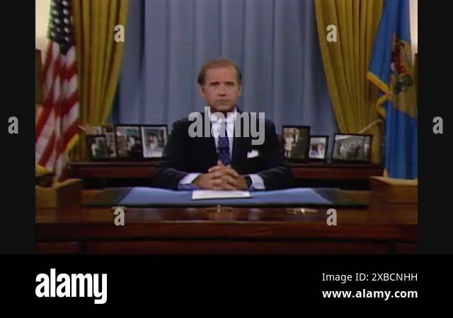 1989 - Senator Biden frames America's drug problem as a national ...