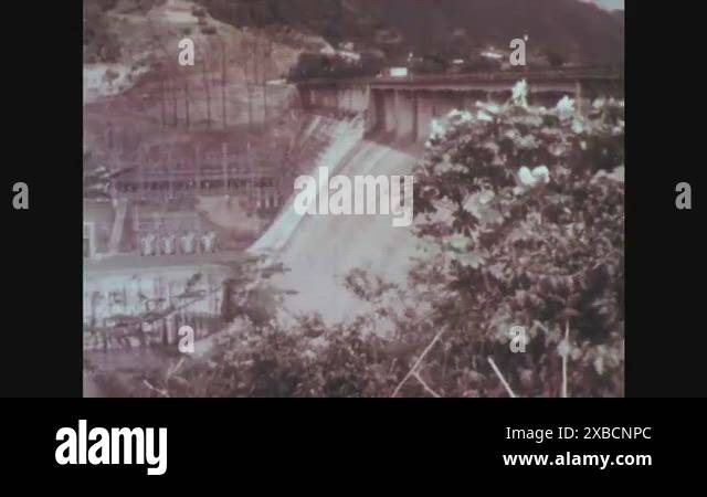1962 - Highways and hydroelectric dams help modernize Puerto Rico. Men ...