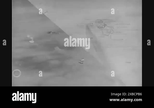 An American Air Force Bomb crew use radar to identify Mt Fuji while ...