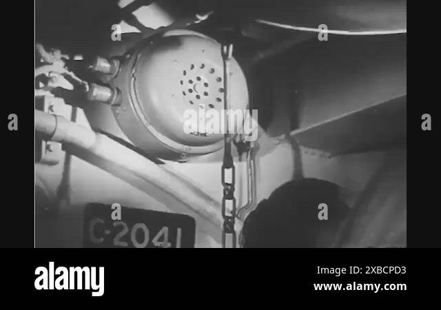 The American Navy uses radar to track a target during World War II ...