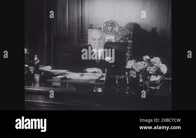 1934 - San Francisco's Mayor Rossi outlines his administration's pleas ...