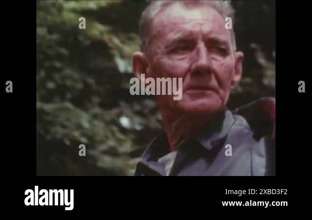 A traditional Appalachian hunter walks through a region of ...