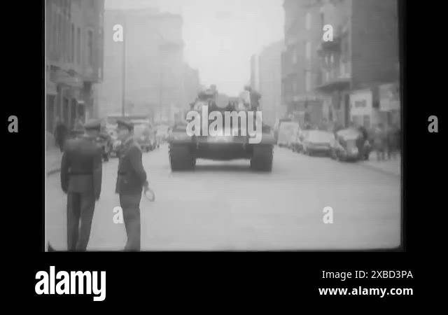 Filmed activity around the border of east and west Berlin in the 1960's ...
