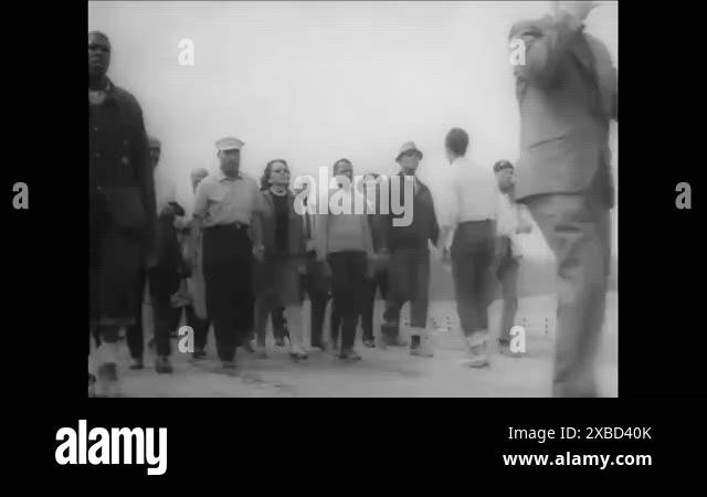 1965 - excellent silent footage of the civil rights movement Selma-to ...