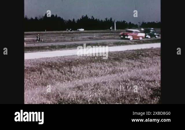 Car crash in extreme slow motion in the 1960’s Stock Video Footage - Alamy