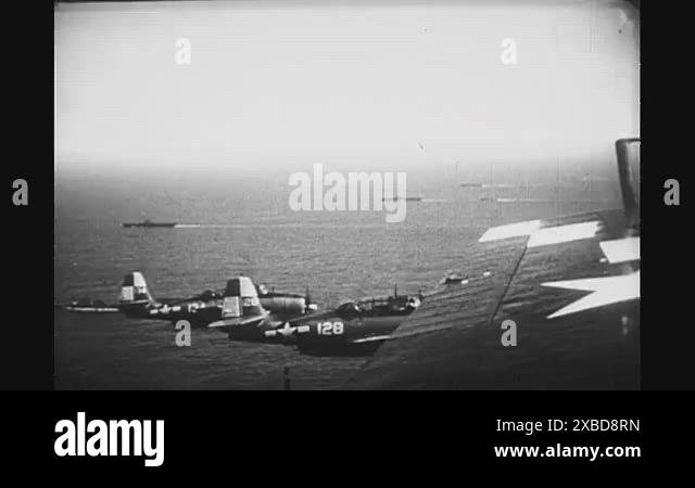 Good POV shots from airplanes of strafing and bombing runs against ...