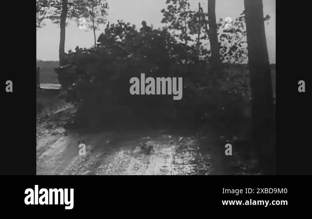 FRANCE - 1944 - Captured German tank and US tank en route back to ...