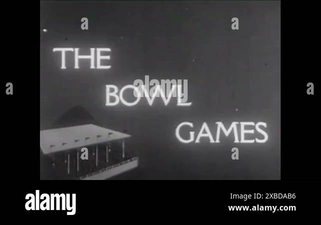 Clemson beats Miami in the 1951 Orange Bowl Stock Video Footage - Alamy