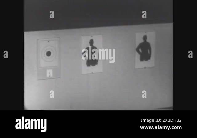 Early 1960s target practice and fundamentals of revolver gun shooting ...