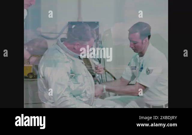 1970s - Air Force commanders train in a flight simulator, then don ...