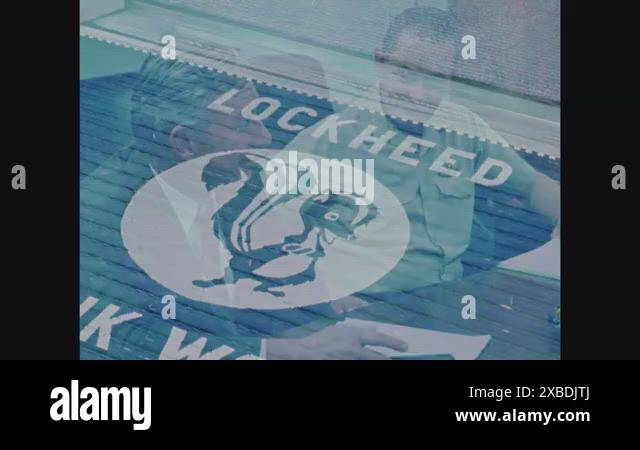 1970s - A security guard is seen at a Lockheed building, and the USAF ...