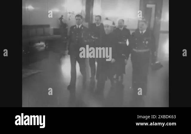 1941 - Adolf Hitler meets with Haj Amin al-Husseini, the Grand Mufti of ...
