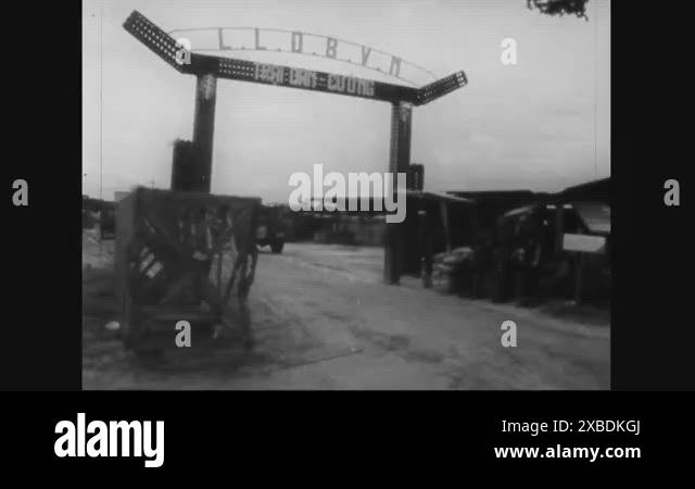 1966 - A special forces command post is seen on the border of Vietnam ...