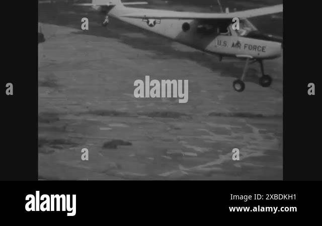 1966 - USAF planes fly low over Viet Cong territory, dropping ...