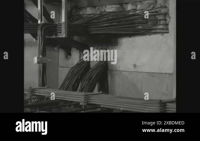 1957, Engineers constructing the ARO wind tunnel, Arnold Engineering Development Center Stock ...