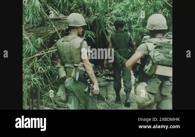 1966 - During Operation Wahiawa, American soldiers of the 25th Infantry ...