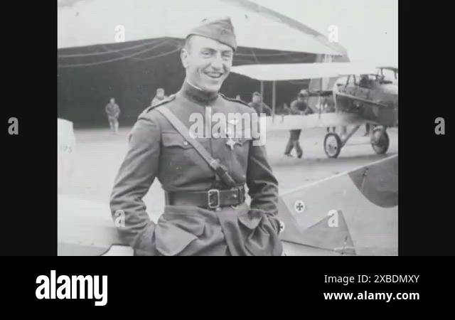 1918 - Captain Rickenbacker sends planes on bombing missions, and shot ...