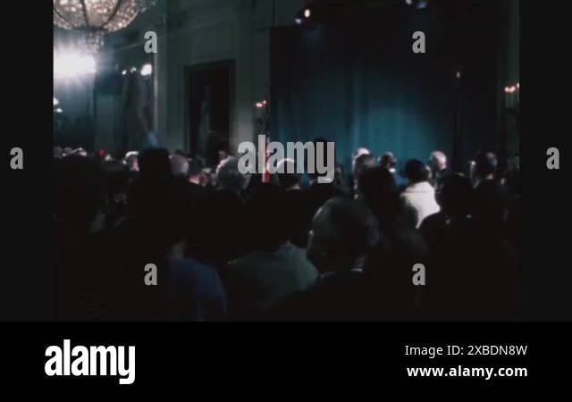 1969 - LBJ gives a speech about the Apollo 8 mission's success, and ...