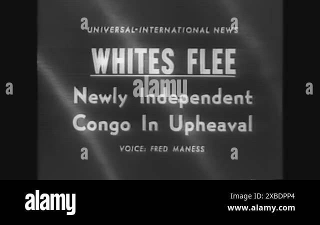 1960 - The Congo Crisis begins when Congolese troops mutiny in the ...