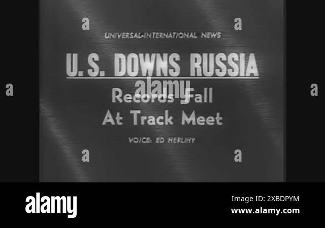 1962 - At a track and field competition between Americans and Russians ...