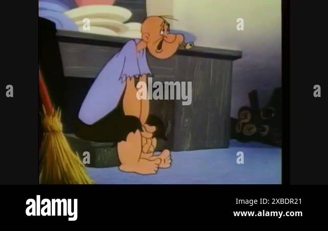 1952 - In this animated gender swap of Cinderella, Popeye's fairy godfather turns a can of ...