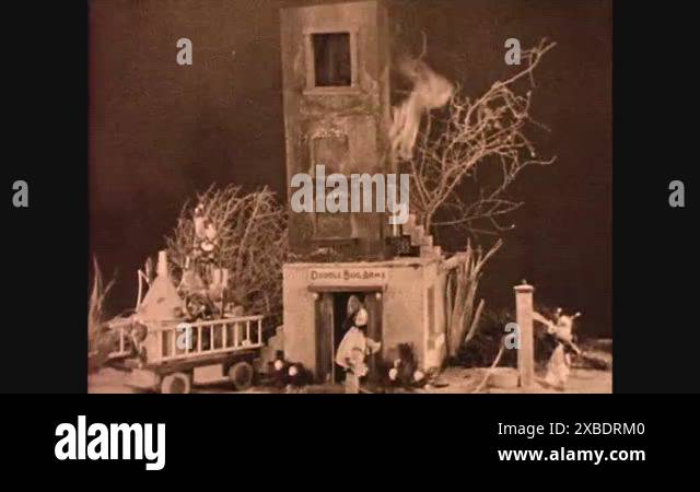 1920s - In this stop-motion movie, bugs who work at a fire department ...