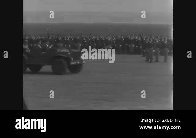 BERLIN - 1945 - General Dwight Eisenhower and 82nd Airborne Division ...