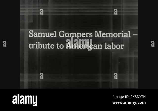 1920s - A memorial statue dedicated to Samuel Gompers is unveiled in ...