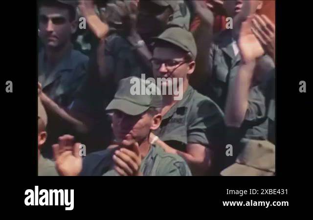 1967 - Vietnam's vice president Nguyen Cao Ky presents Bob Hope with a ...