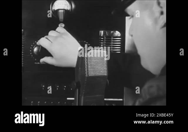 1930s - Michigan's state police dispatch office transmits messages to ...