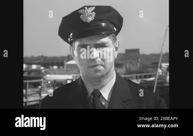 1950s - A cop recognizes a man he was going to write a ticket for as an ...
