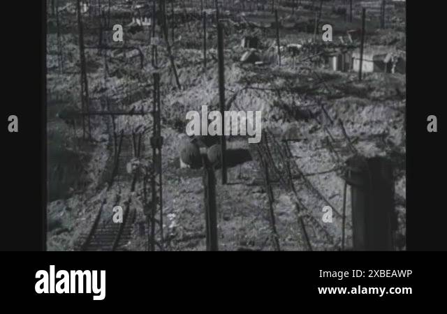 1944 - Despite destroyed supply trains in Cherbourg, France, General ...