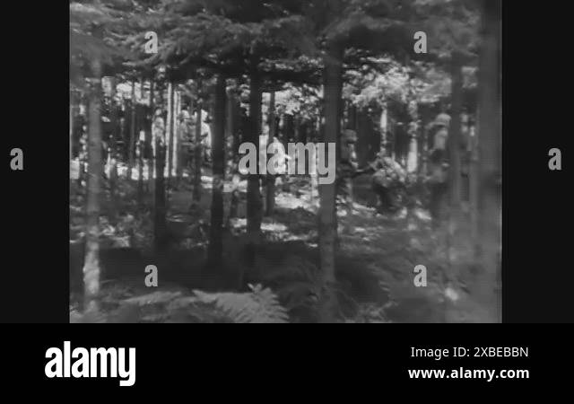 1944 - The US Army's 1st Infantry Division fights the Nazis in the ...