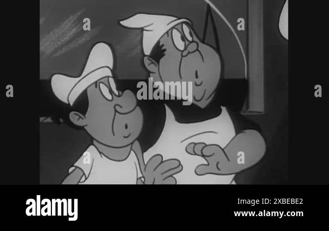 1955 - In this animated film, the butcher and baker get a tour of an ...