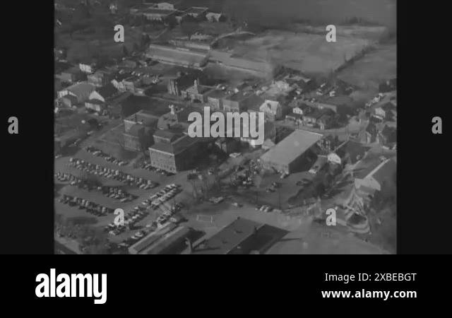 1955 - A car drives up to the military outpost for the 75th Anti ...