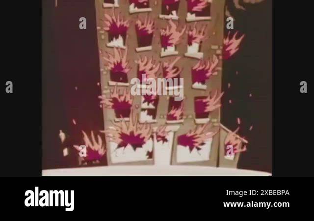 1949 - In this animated film, a troublemaking flame in a burning ...