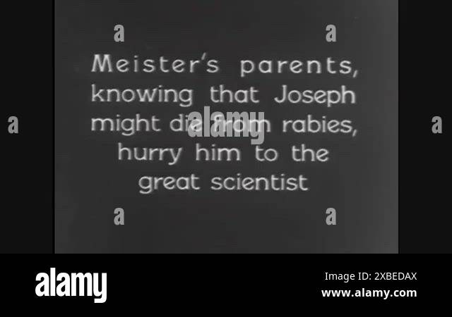 1922 - Louis Pasteur must decide whether to inject old rabies bacteria ...