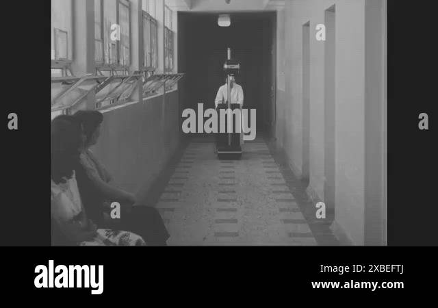 1950s - X-rays are taken in an Iranian hospital Stock Video Footage - Alamy