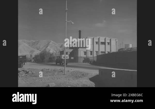 1950s - Military officers tour an oil refinery in Iran Stock Video ...