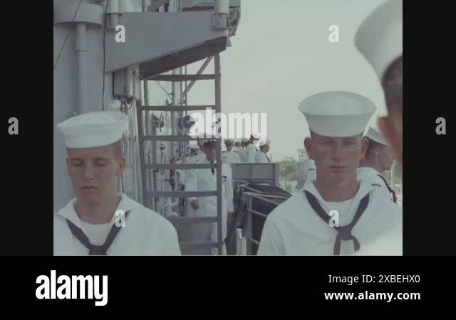 1962 - A Navy band plays and cannons are fired as Ambassador Frederick ...