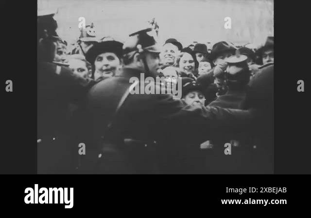 1930s - A Nazi rally takes place in Germany Stock Video Footage - Alamy