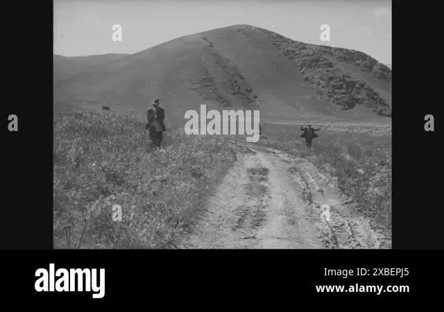 1961 - A crop-duster is fueled upon a pest-infested field in Iran Stock ...