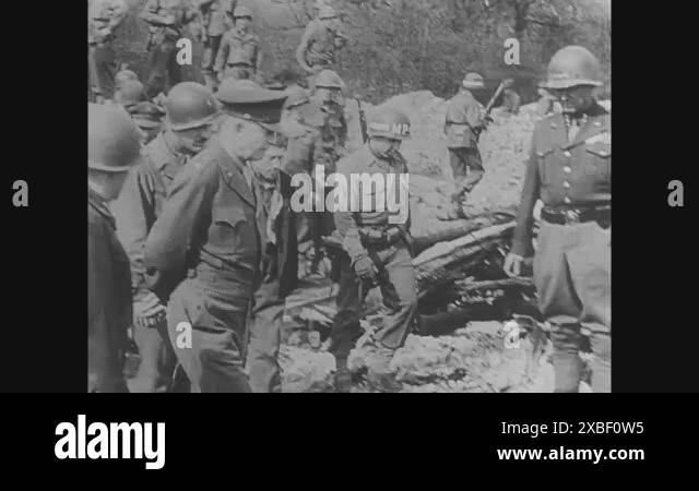 General Patton and Dwight Eisenhower force German towns people to visit ...