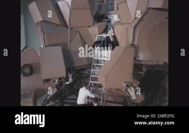 1966 - The exterior of the Apollo Mission Simulator at the NASA Manned ...