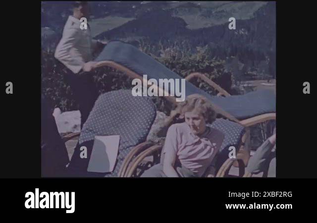 1940s - A group of Eva Braun and Adolf Hitler’s inner circle sit on the ...