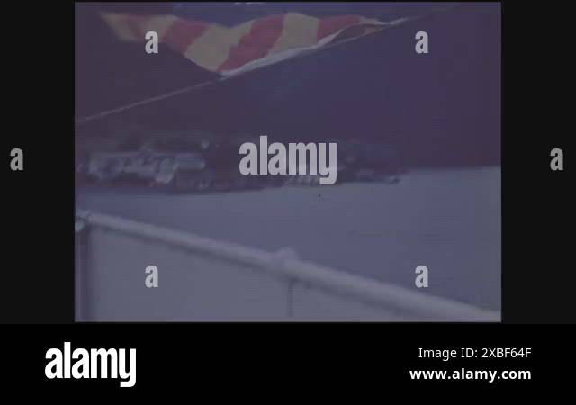 1940s - Flags on a mast, and family and friends of Adolf Hitler and Eva ...