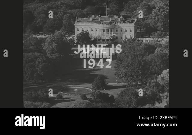 1942 - FDR and Winston Churchill meet with their chiefs of staff at the ...