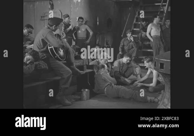 1945 - American soldiers on a ship bound for home fantasize about ...