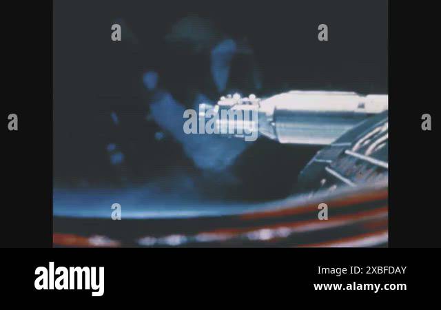 1966 - The Gemini VIII docks on its Agena target vehicle while orbiting ...