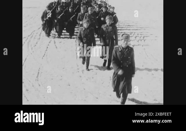 1950s - North Korean soldiers march, train on a Maxim heavy machine gun ...